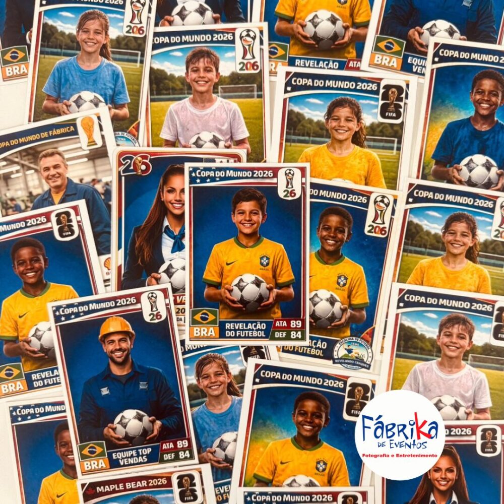 É Sua Vez De Virar Figurinha Da Copa Fábrika De Eventos